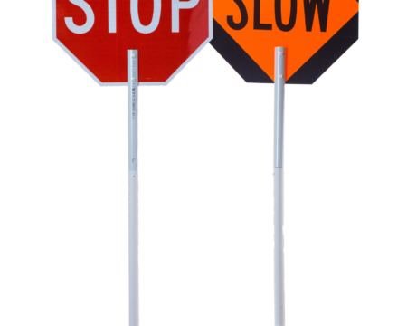 STOP/SLOW Paddle – LED | Eastern Metal Signs and Safety