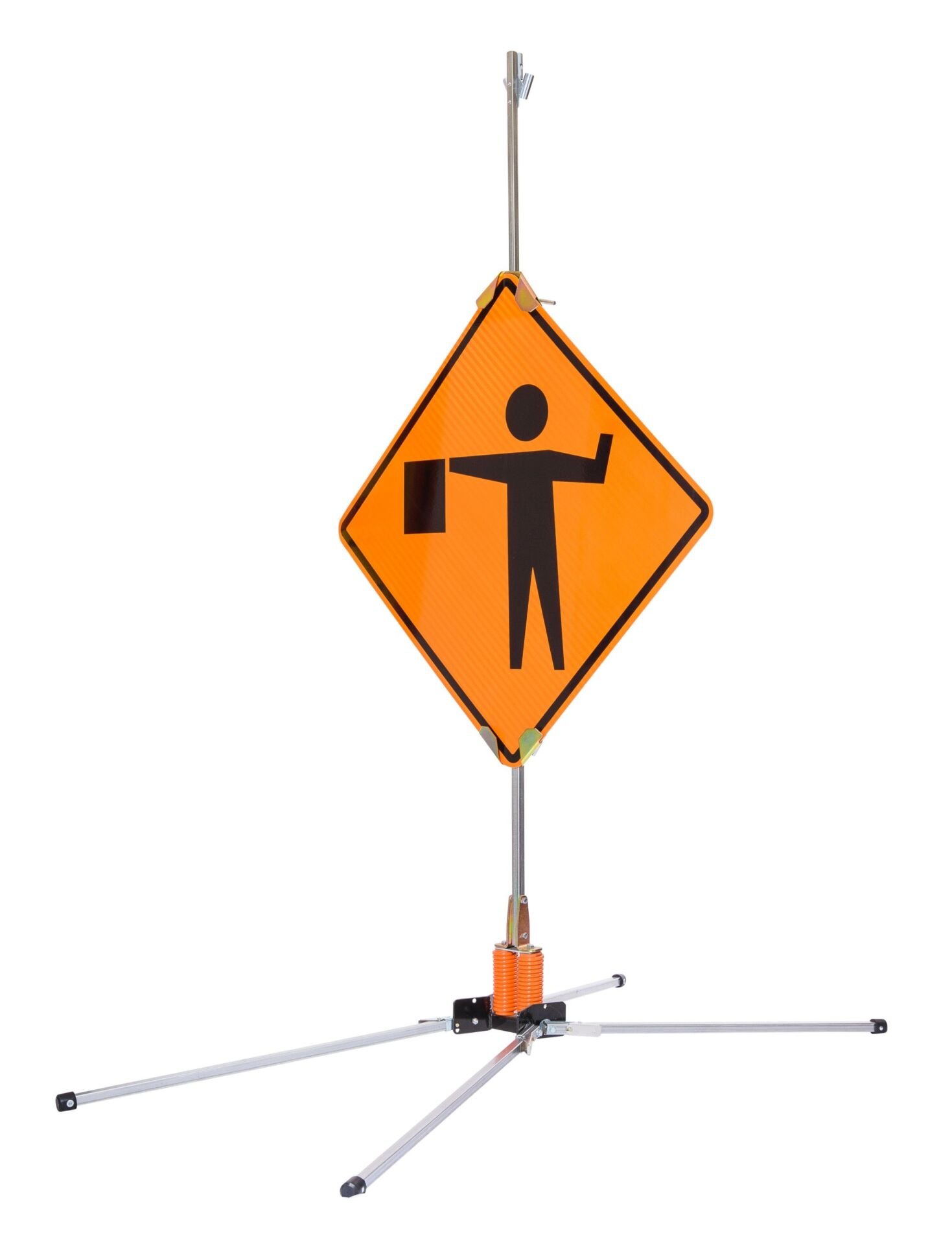 Apex Dual Recoil Mid-Size Traffic Sign Stands