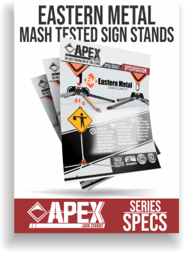 Apex Series Sign Stand Spec Sheets
